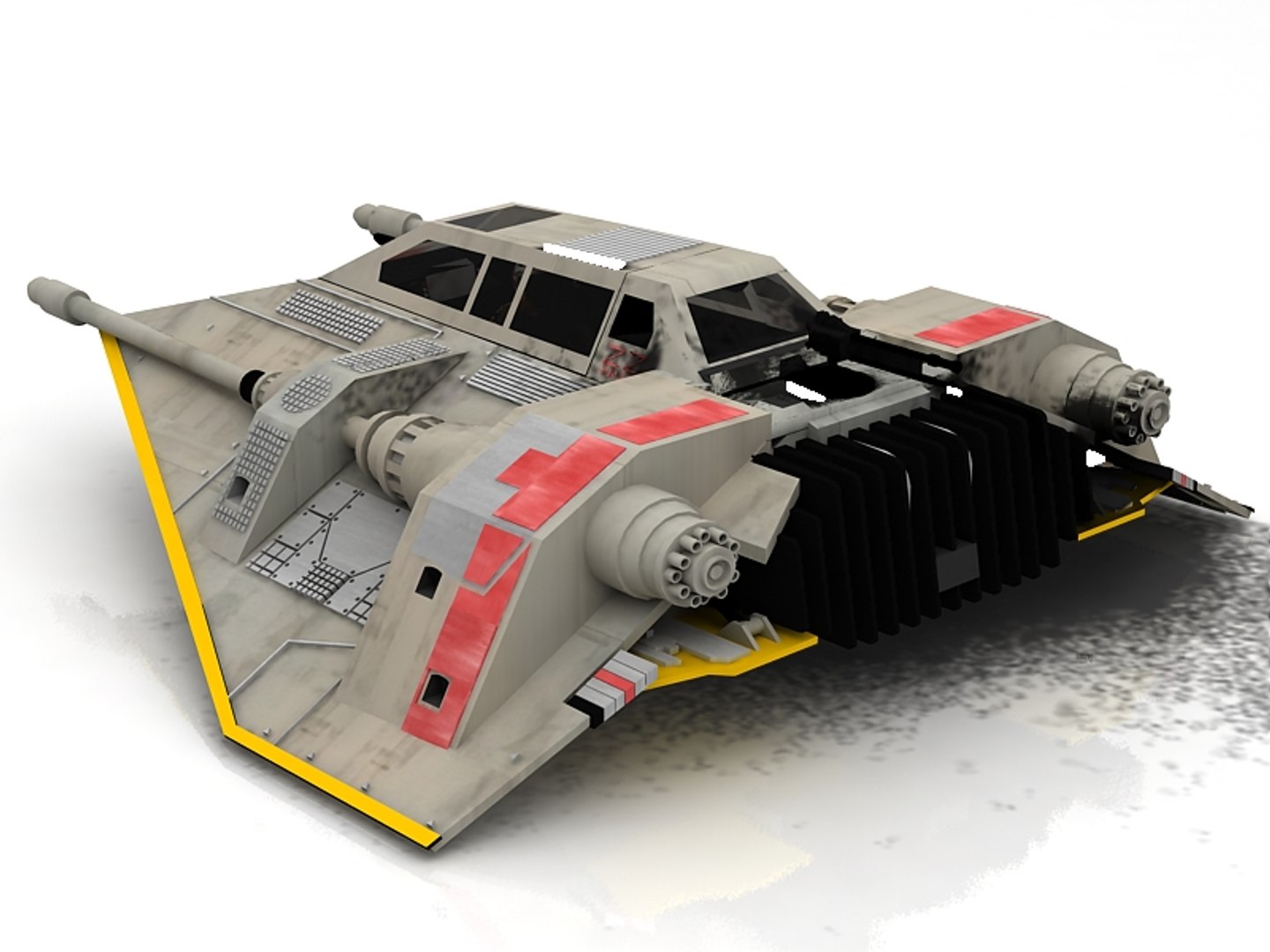 Star Wars Snowspeeder Snow 3D - TurboSquid 1627789