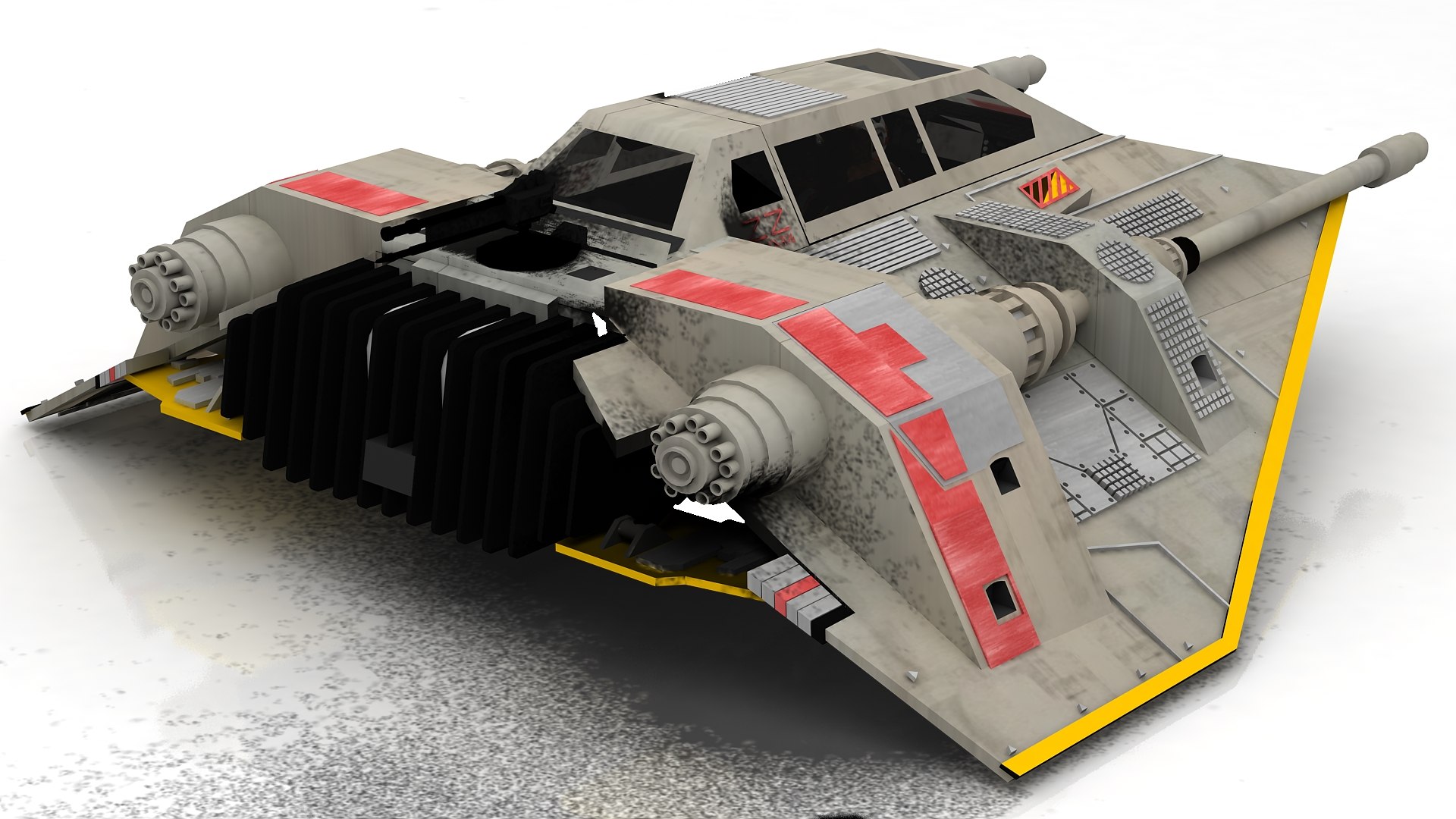 Star Wars Snowspeeder Snow 3D - TurboSquid 1627789