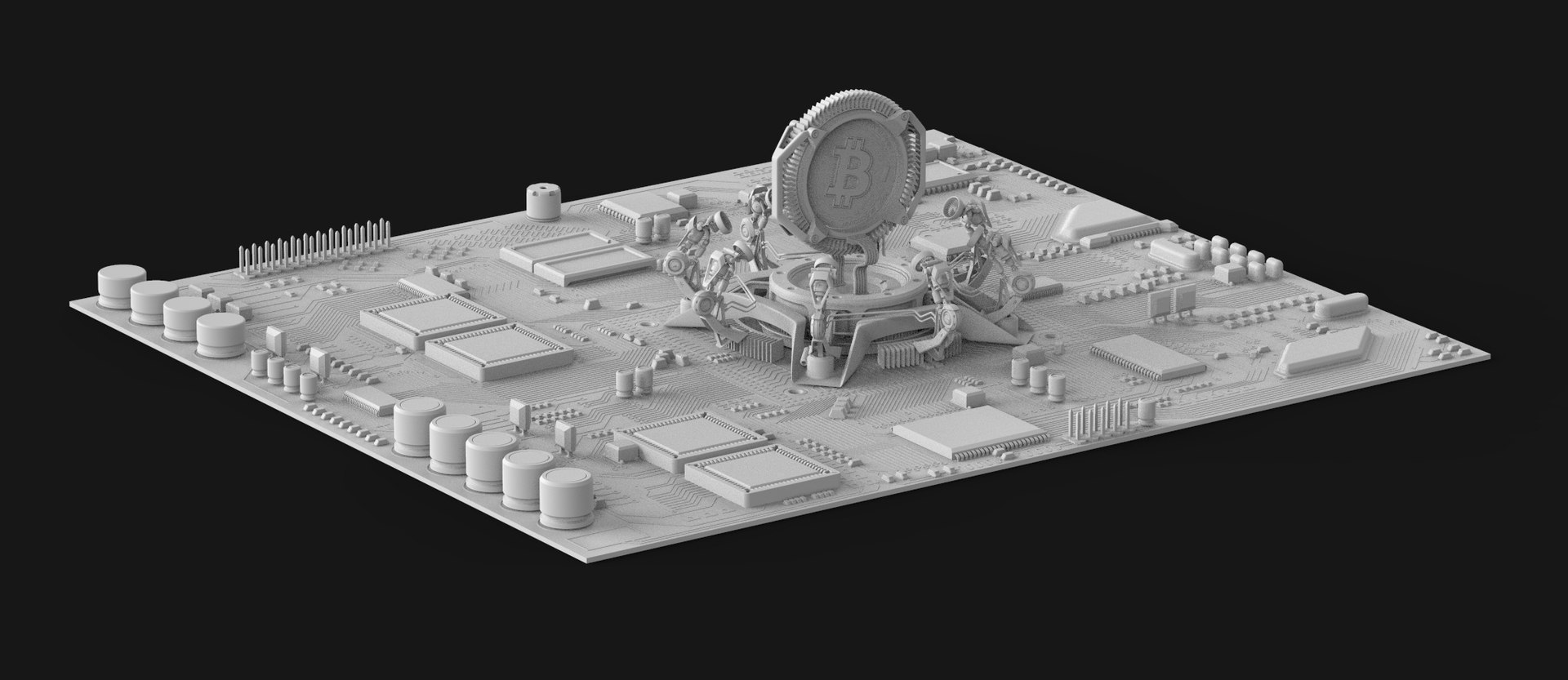 3D Bitcoin - TurboSquid 1714284