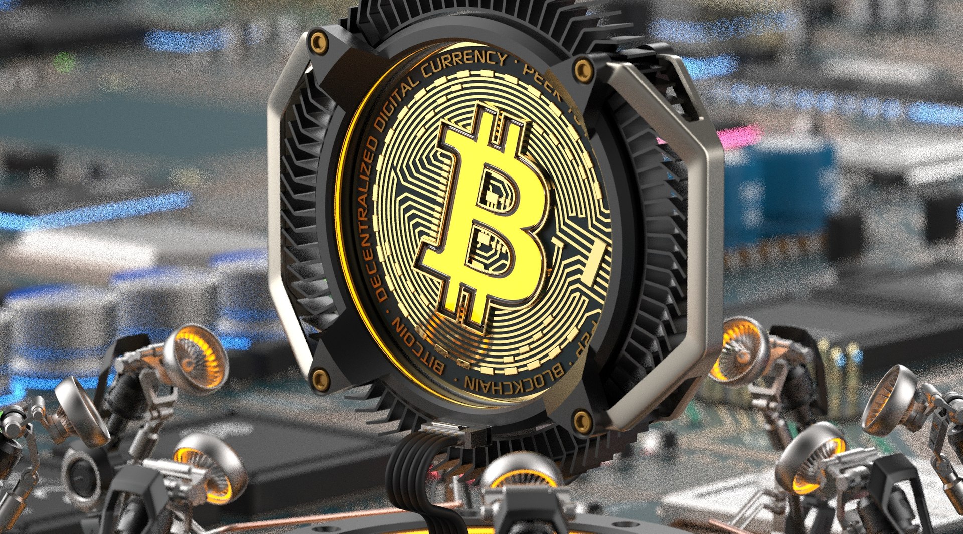 3D Bitcoin - TurboSquid 1714284