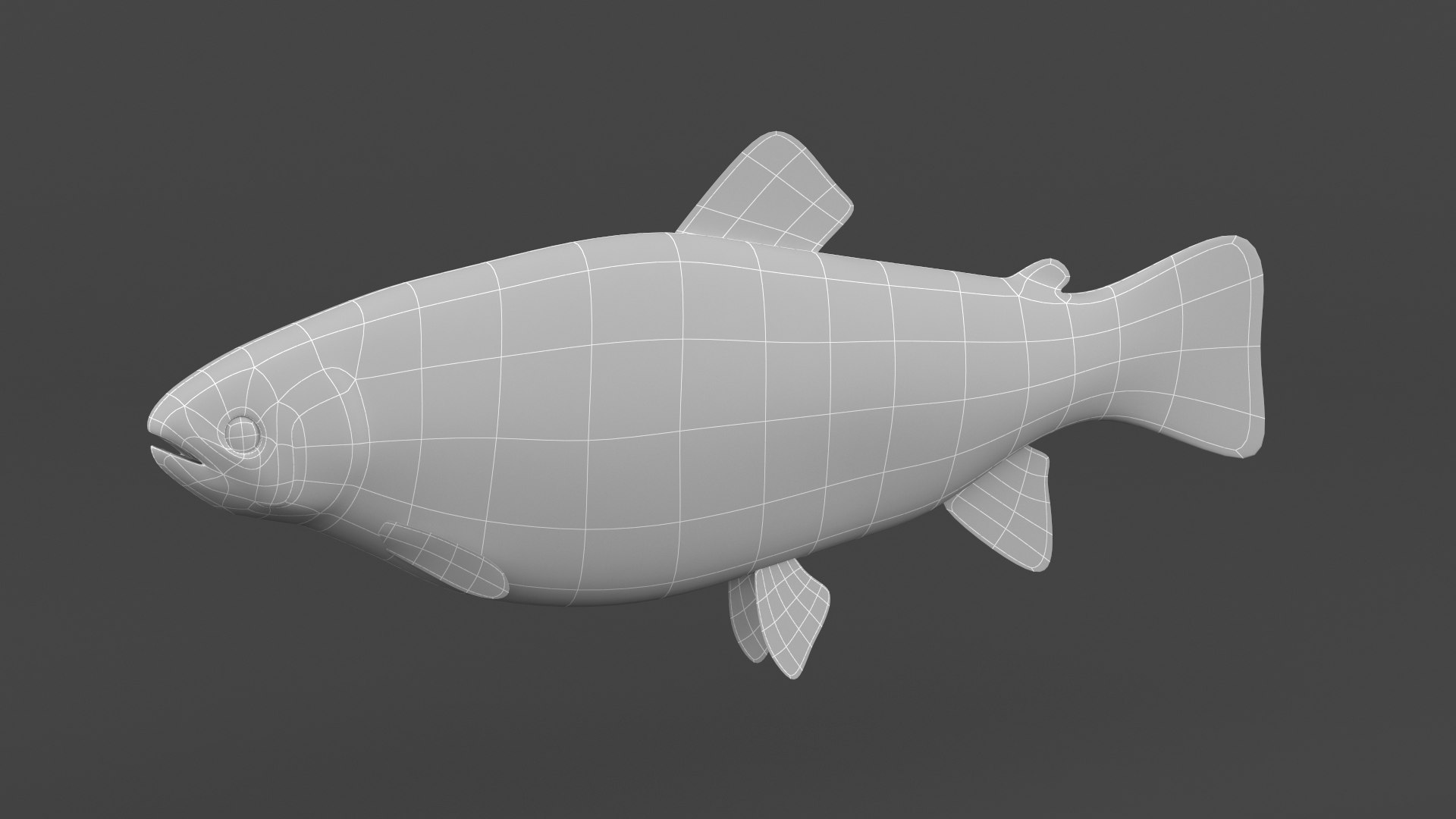 3D Model Fish Trout - TurboSquid 2117180