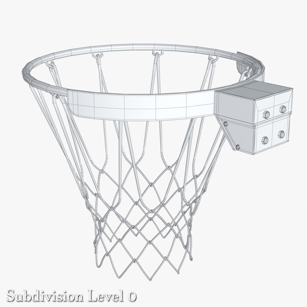 3d basketball rim