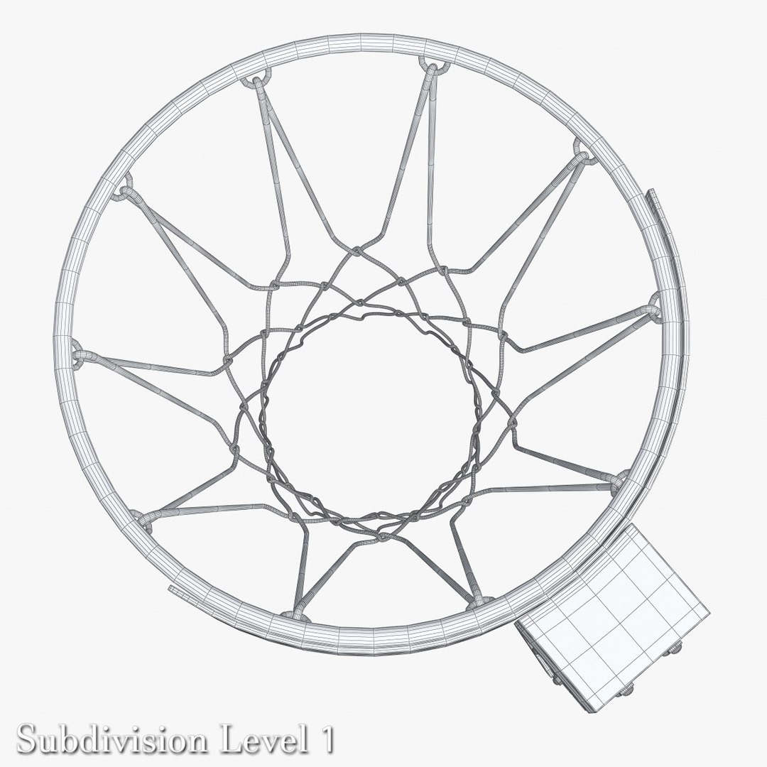 3d basketball rim