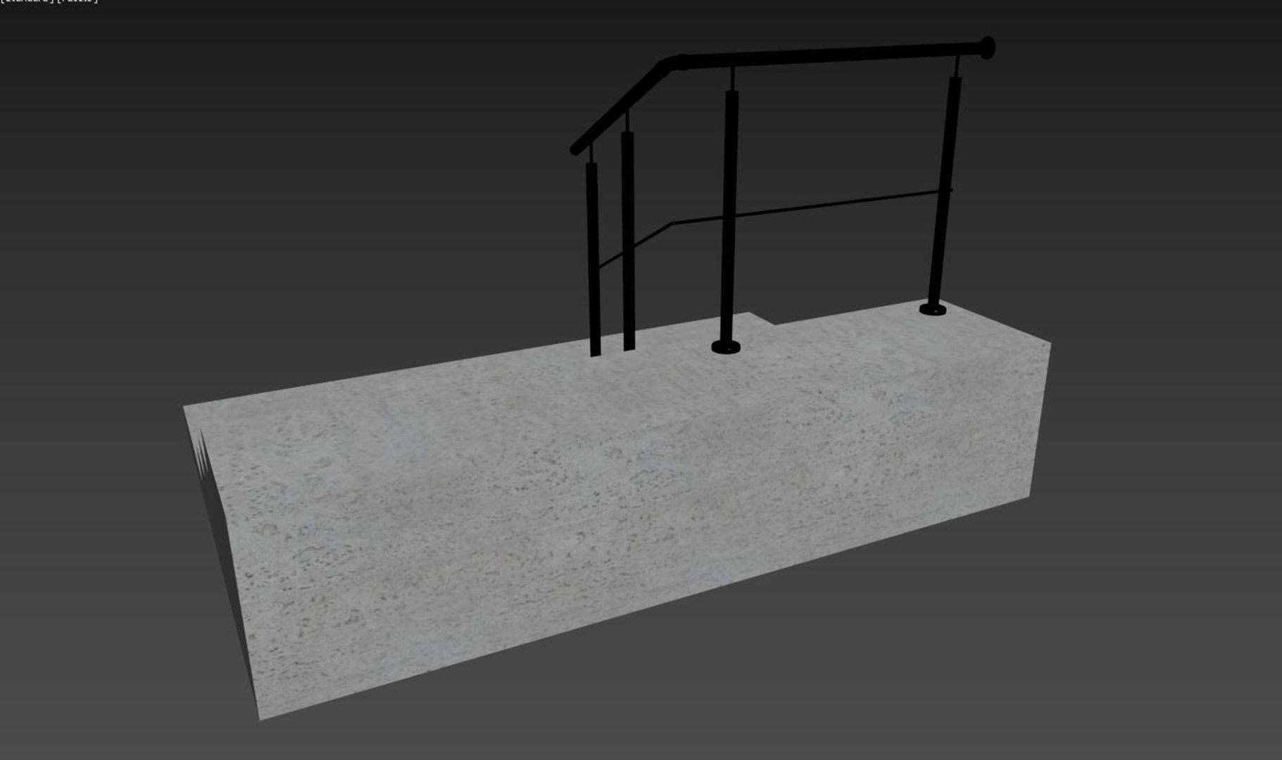 Stair railing 3D - TurboSquid 2152564