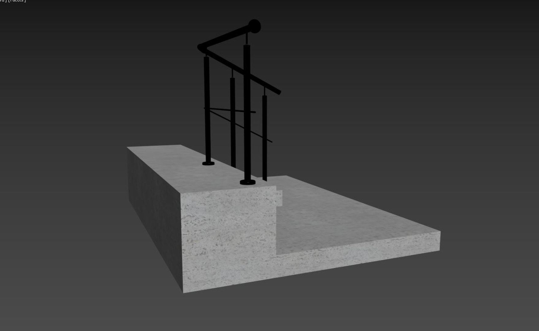Stair railing 3D - TurboSquid 2152564