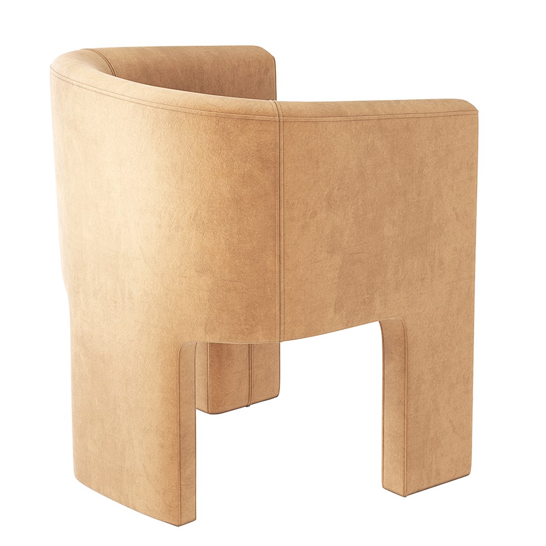 Coco Republic Phoenix Dining Chair 3D - TurboSquid 1773978