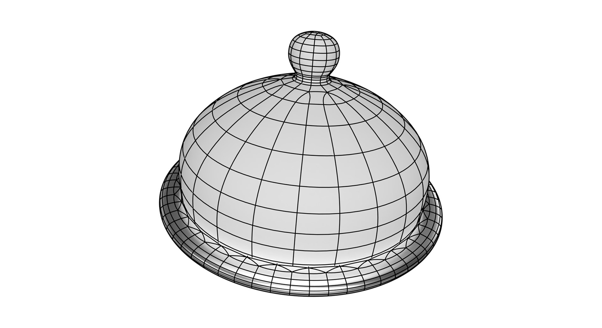 Cartoon Movable Food Cover 3D Model - TurboSquid 1959865