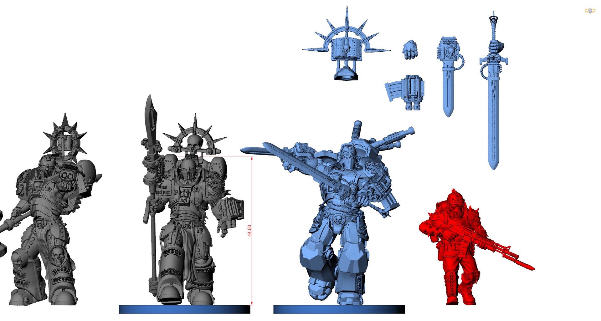 3D GREY KNIGHT TERMINATOR 1 - TurboSquid 2244648