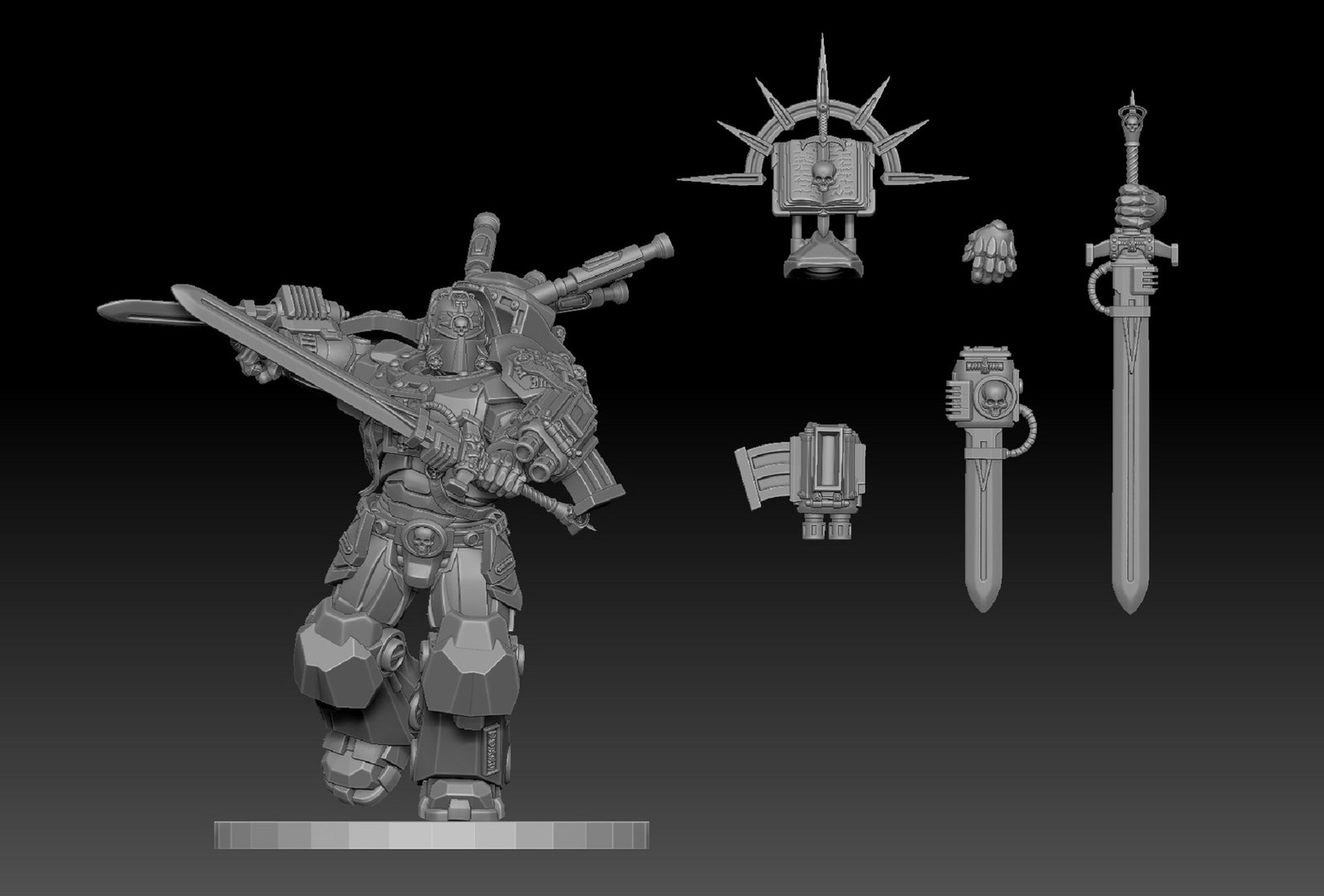 3D GREY KNIGHT TERMINATOR 1 - TurboSquid 2244648
