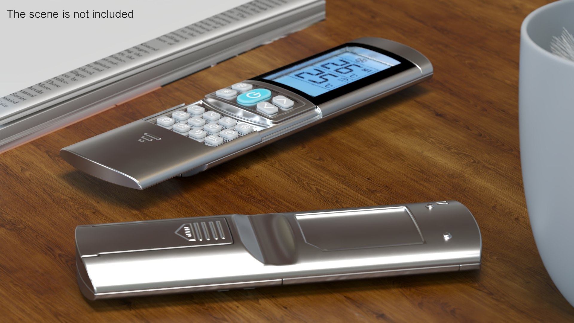 Universal Silver Conditioner Remote Control Lights On Model ...