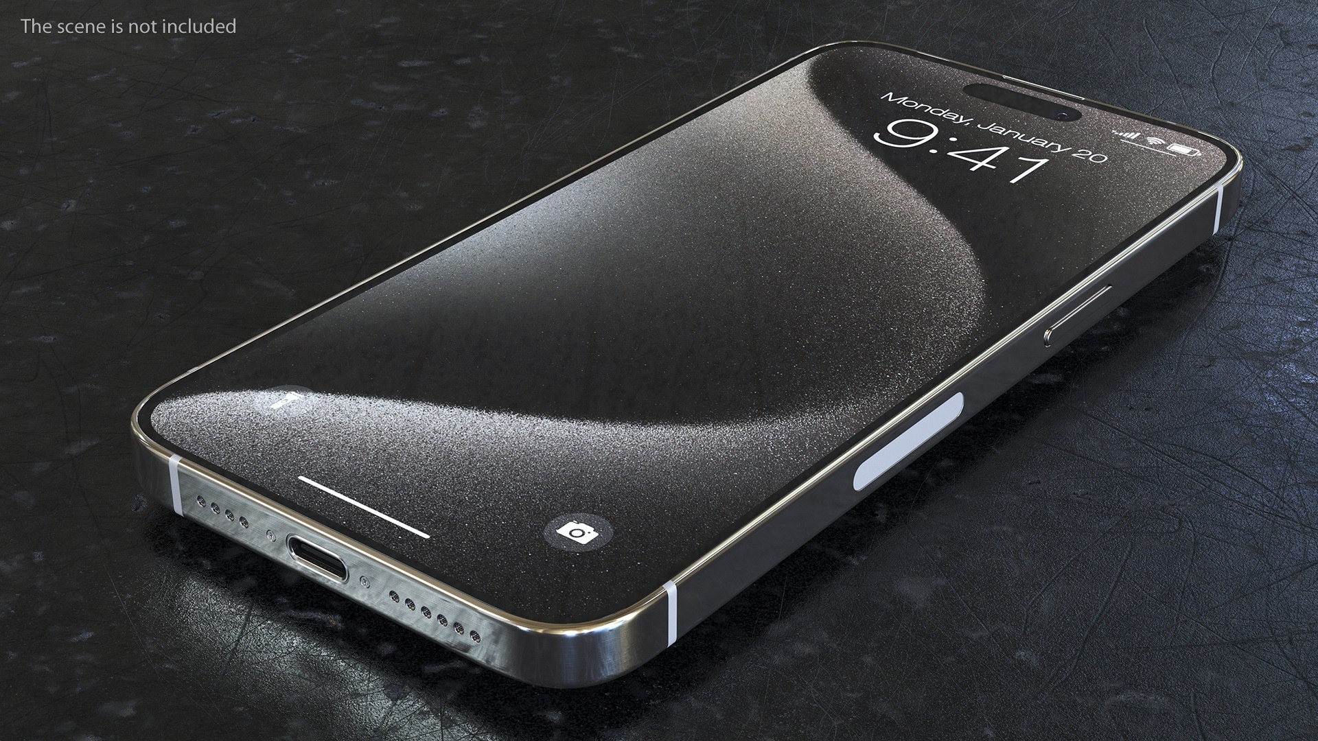Apple IPhone 15 Pro Max Natural Titanium 3D Model - TurboSquid 2144465