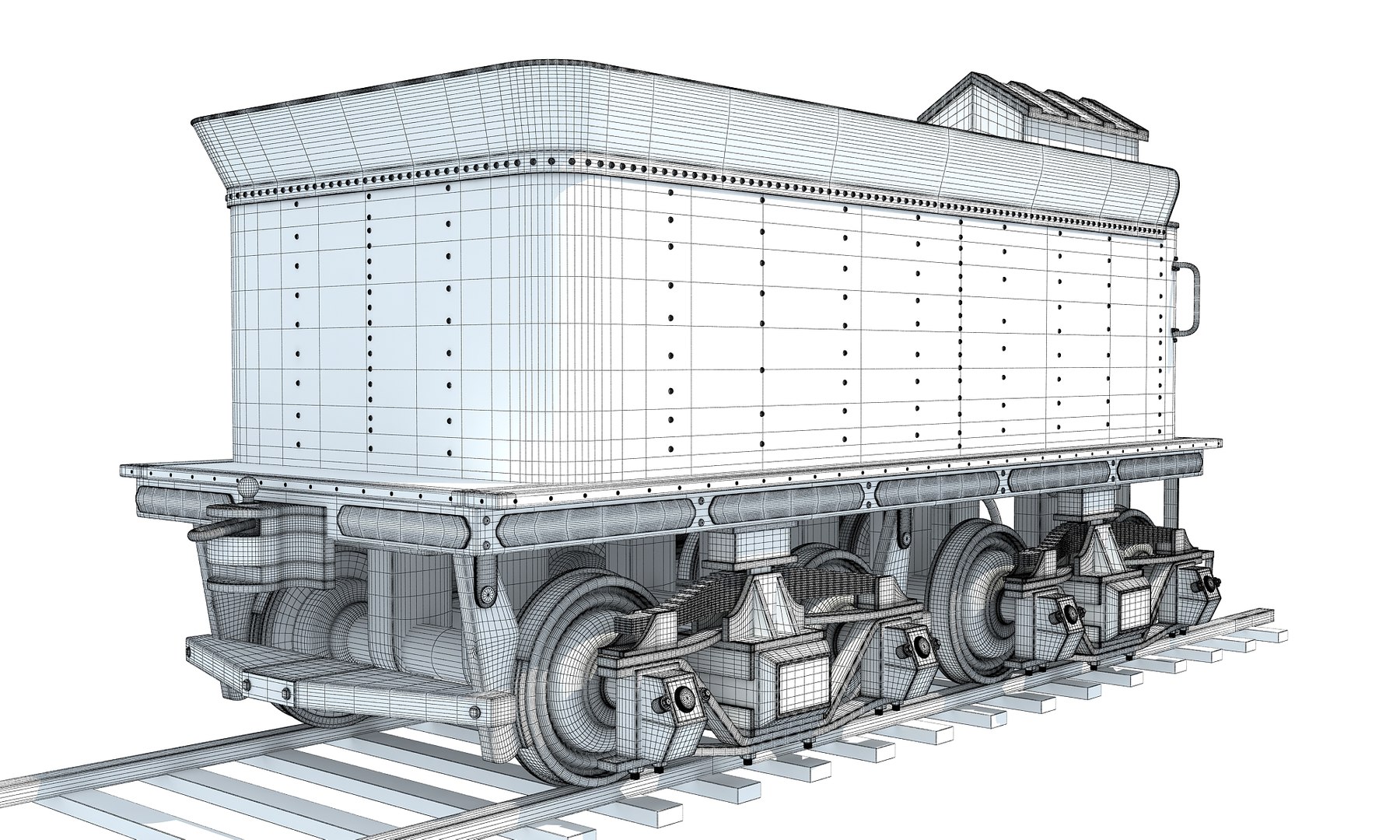 Train Tender 3D Model - TurboSquid 1378463