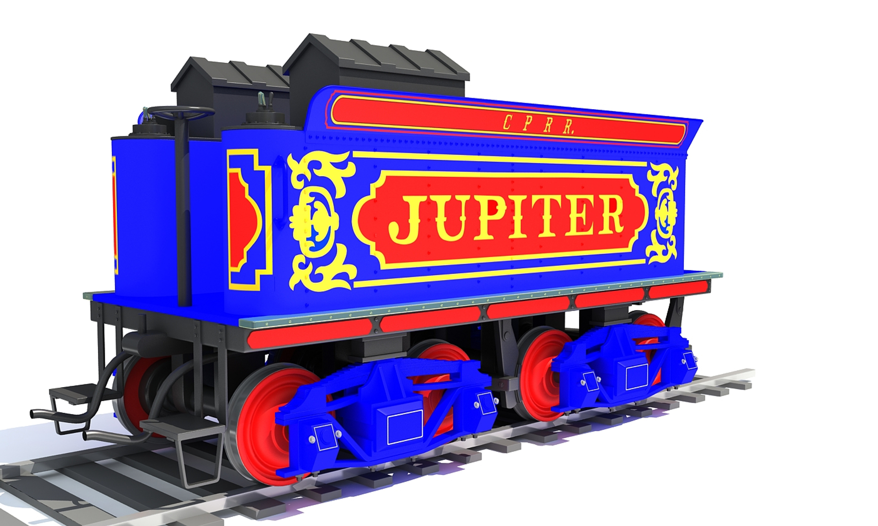 Train Tender 3D Model - TurboSquid 1378463