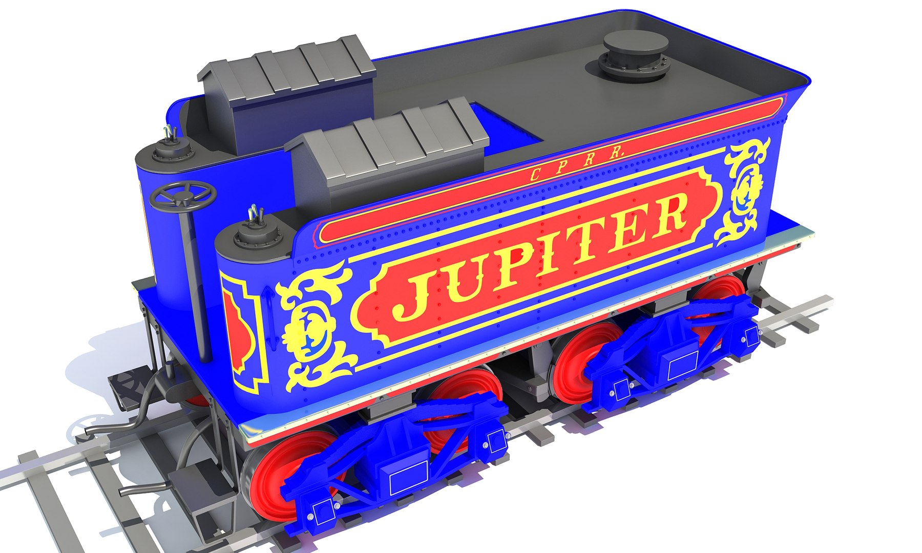 Train Tender 3D Model - TurboSquid 1378463