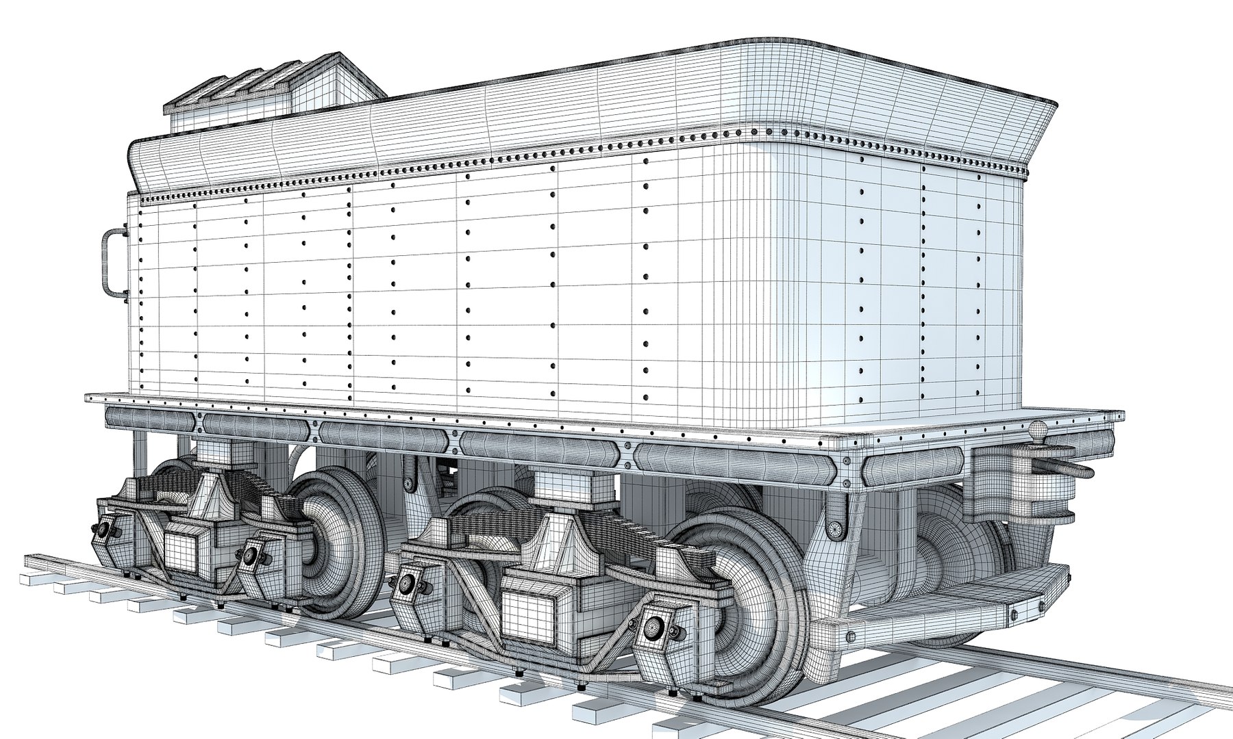 Train Tender 3D Model - TurboSquid 1378463