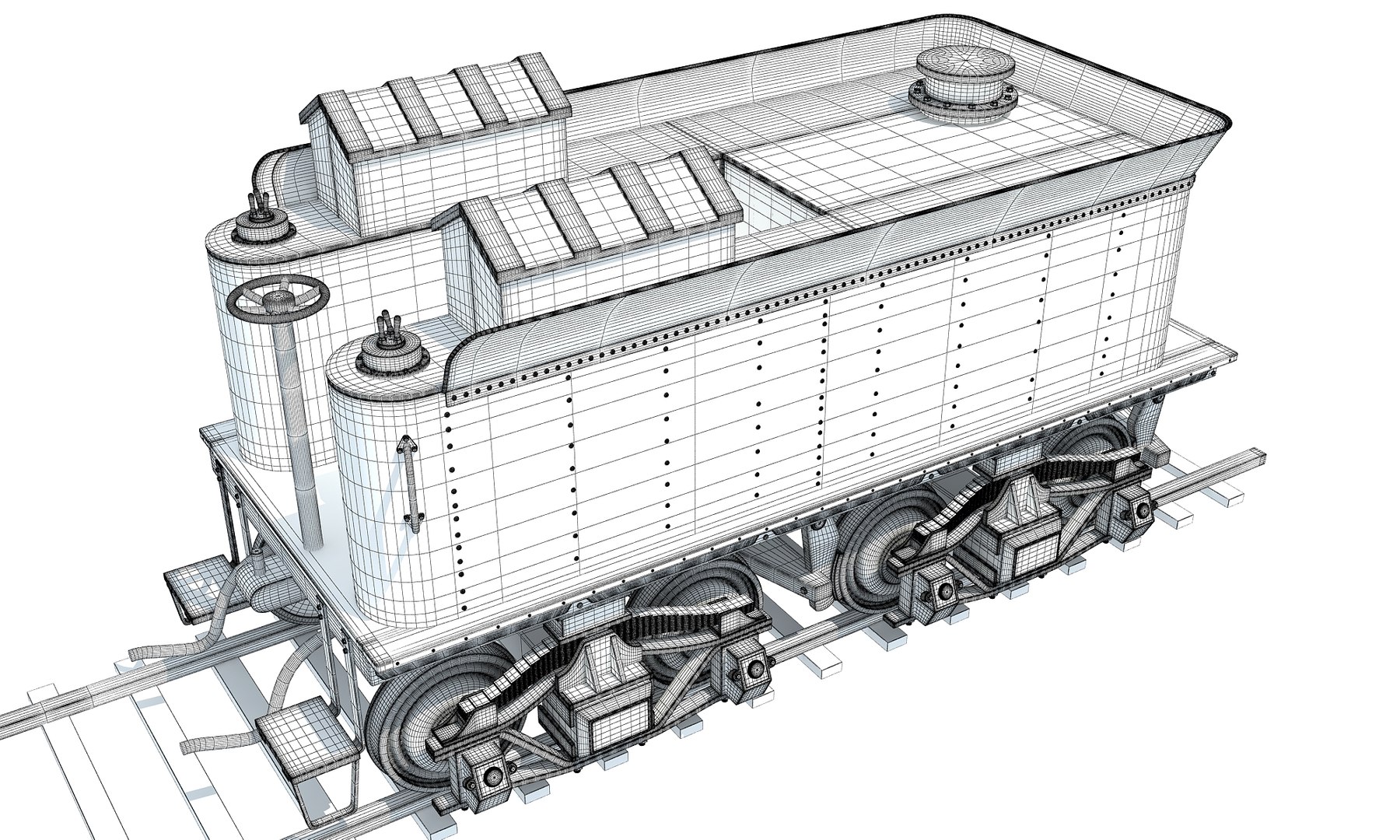 Train Tender 3D Model - TurboSquid 1378463