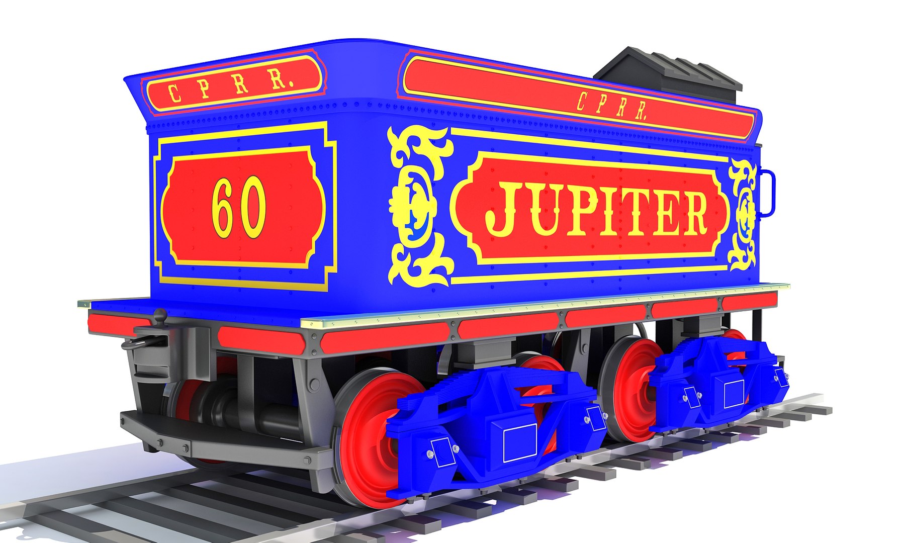 Train Tender 3D Model - TurboSquid 1378463