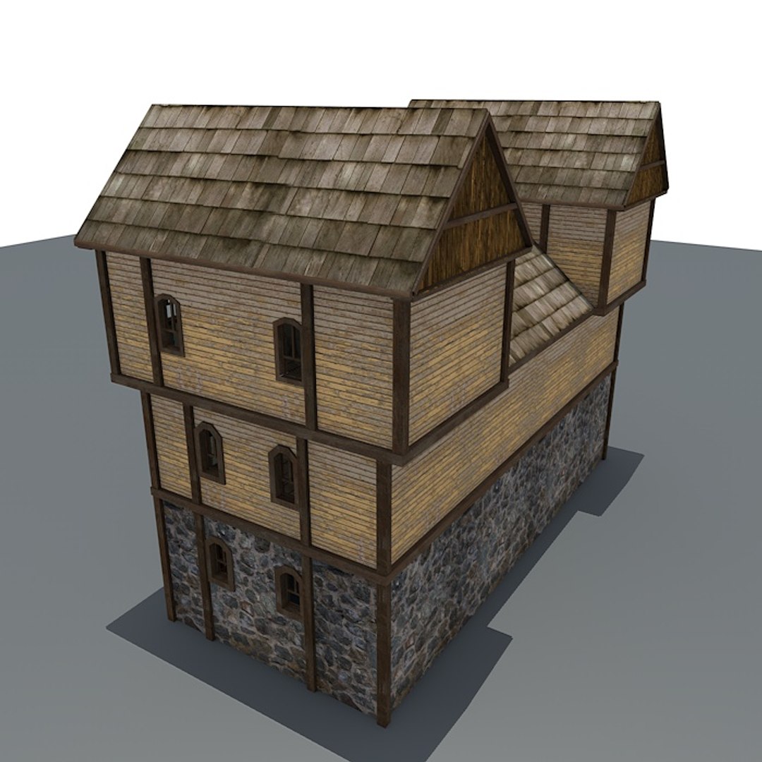 3d Model Medieval House