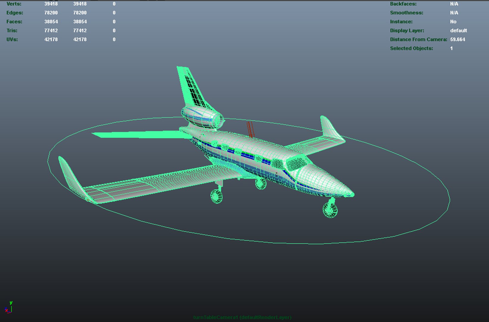 3d Model Piper Jet