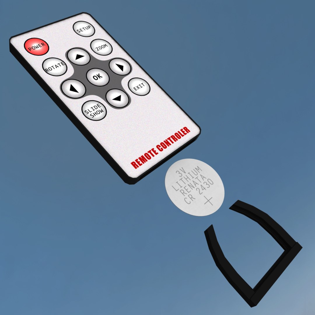 Digital Picture Frame Remote 3d Model