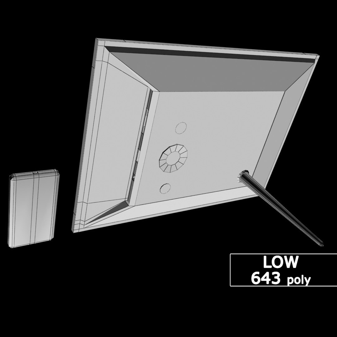 Digital Picture Frame Remote 3d Model