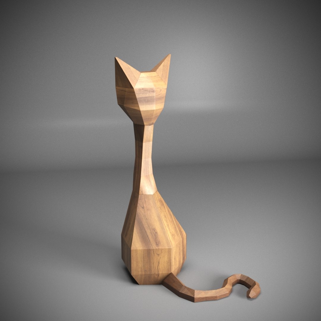 3D Cat - TurboSquid 1248389