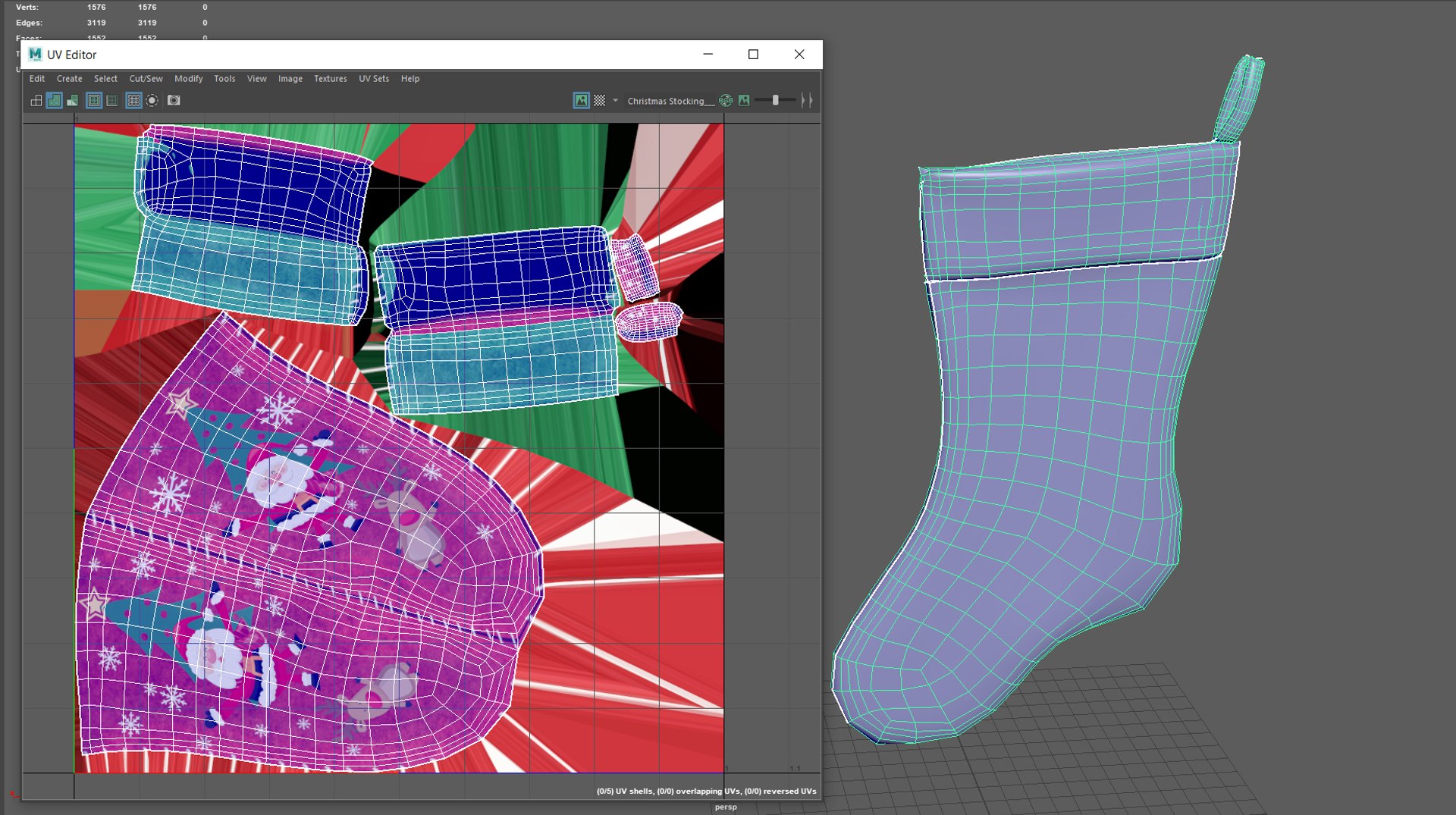 Christmas Stocking 3D Model - TurboSquid 1981486