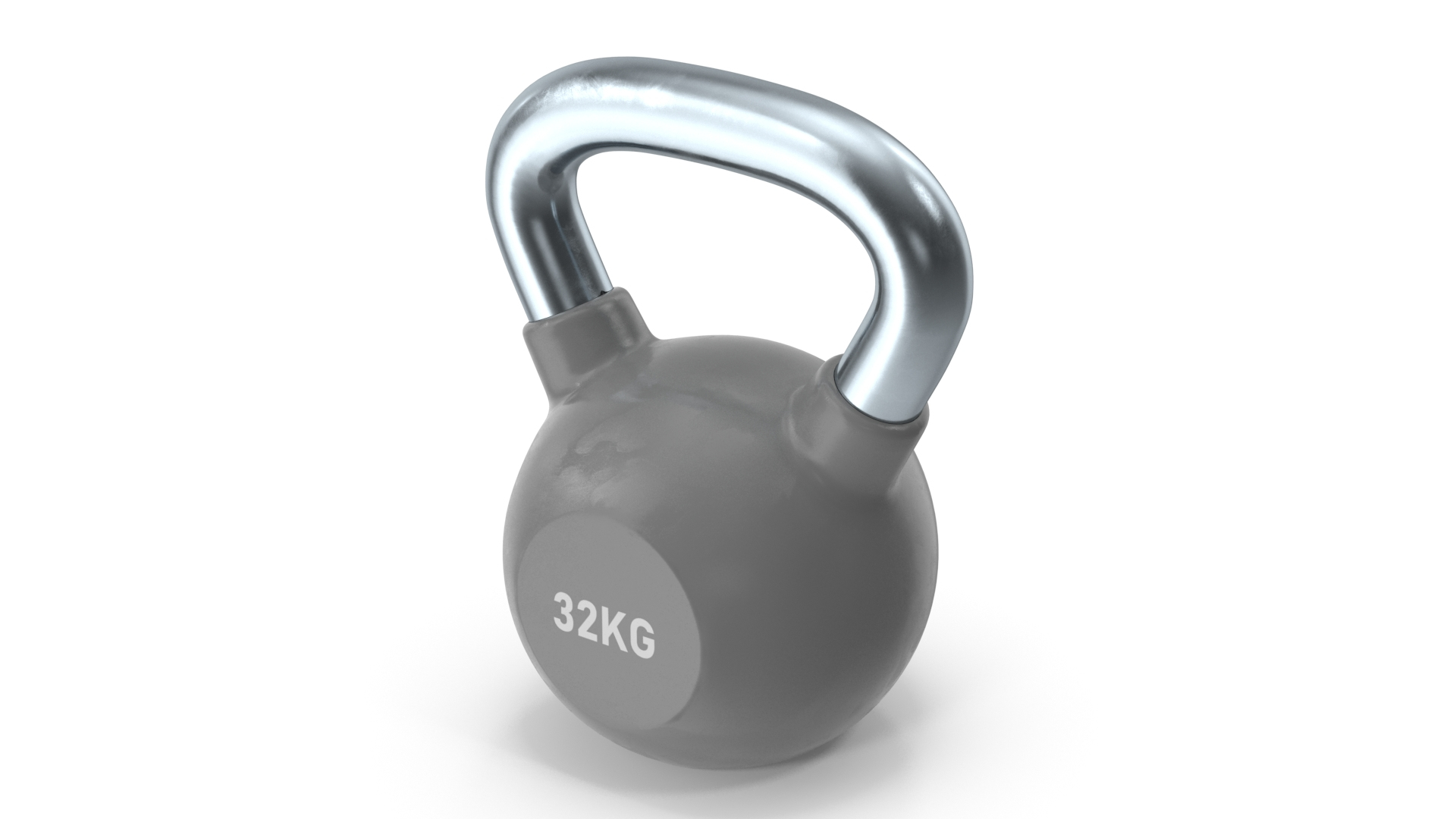 Vinyl Coated Wide Handle Kettlebell 32kg 3D Model - TurboSquid 2068575