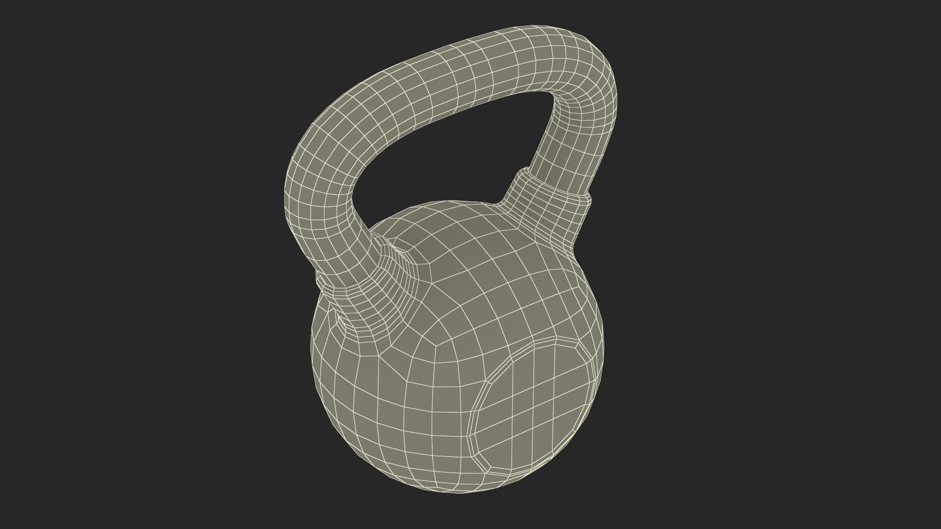 Vinyl Coated Wide Handle Kettlebell 32kg 3D Model - TurboSquid 2068575