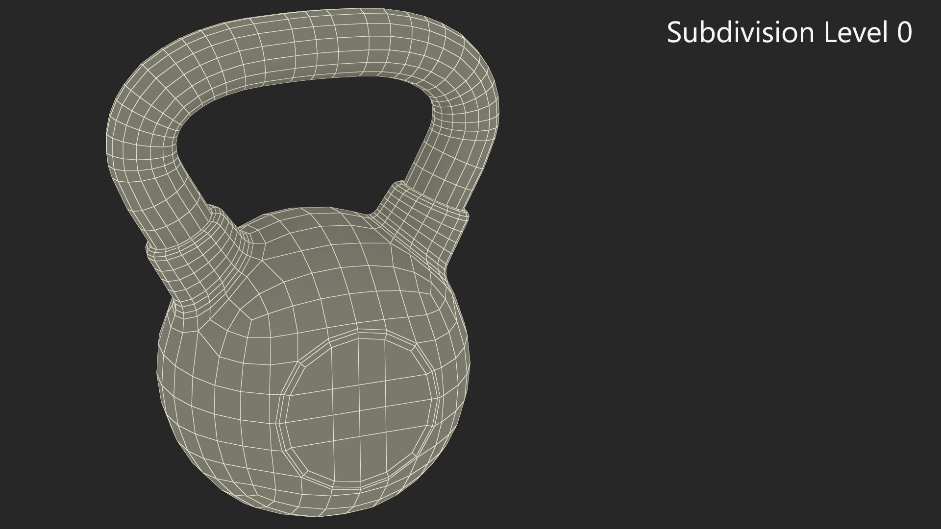 Vinyl Coated Wide Handle Kettlebell 32kg 3D Model - TurboSquid 2068575