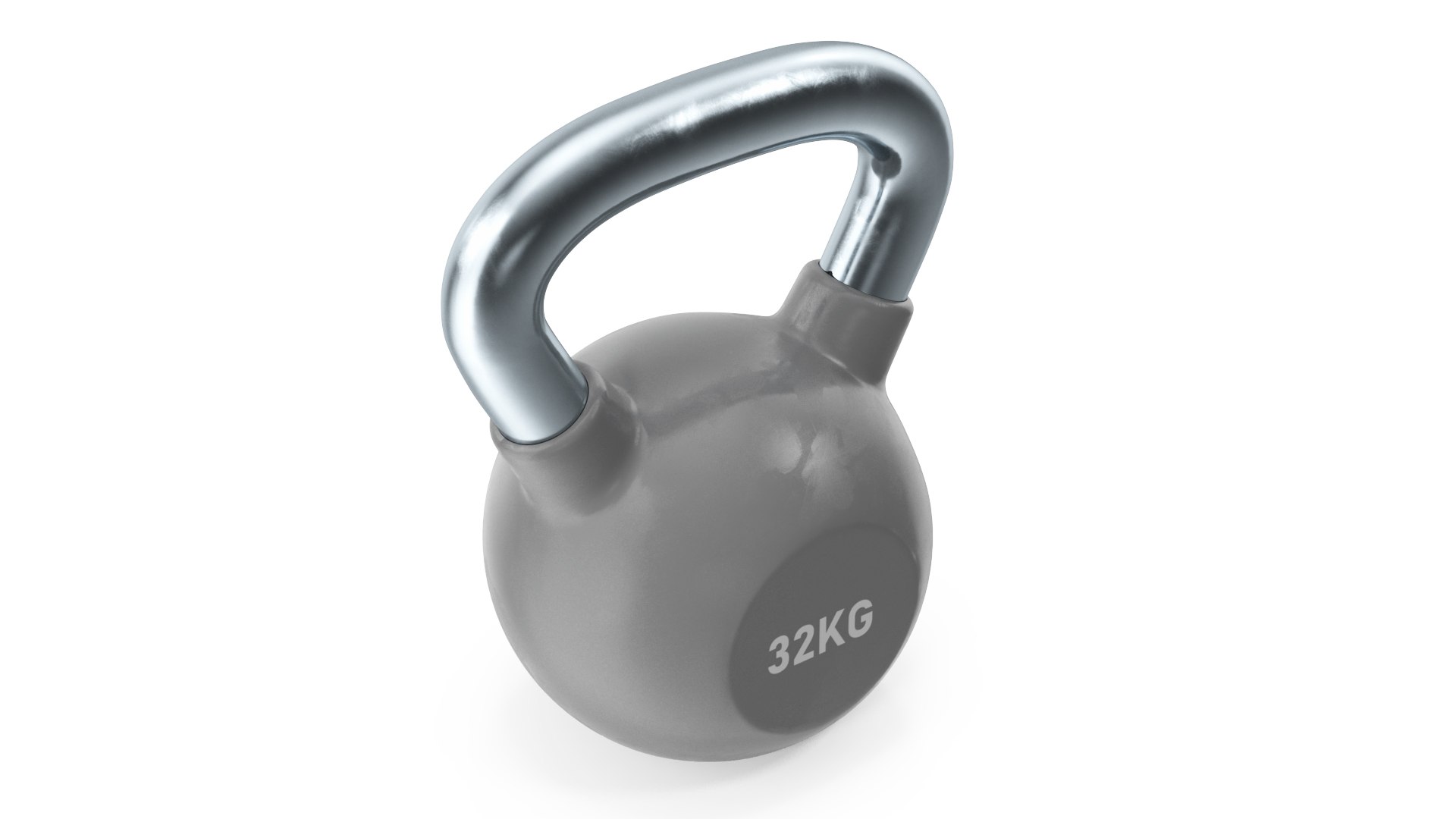 Vinyl Coated Wide Handle Kettlebell 32kg 3D Model - TurboSquid 2068575
