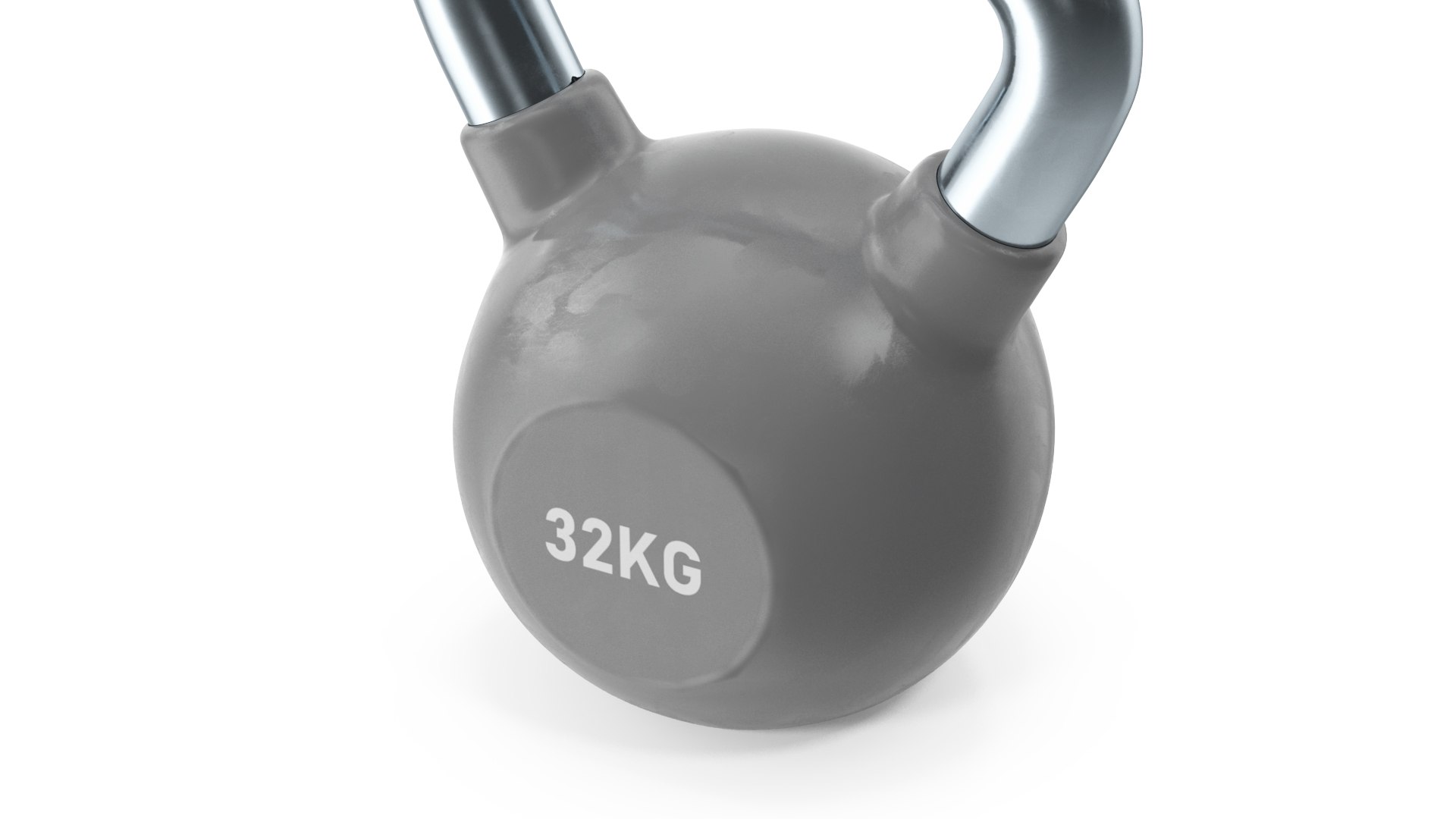 Vinyl Coated Wide Handle Kettlebell 32kg 3D Model - TurboSquid 2068575
