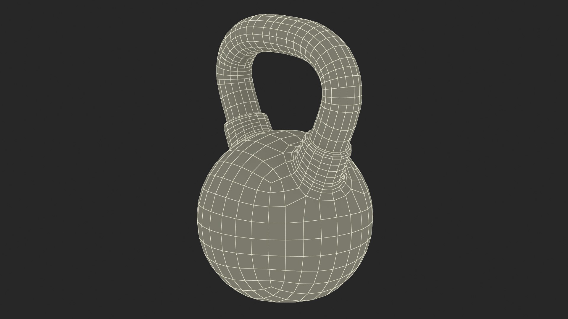 Vinyl Coated Wide Handle Kettlebell 32kg 3D Model - TurboSquid 2068575