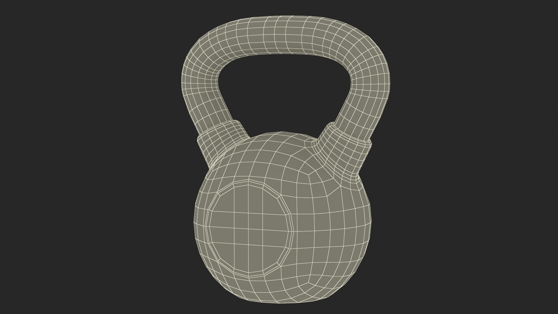Vinyl Coated Wide Handle Kettlebell 32kg 3D Model - TurboSquid 2068575
