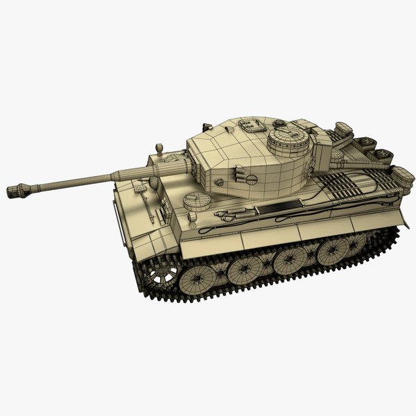 Tiger tank 3D - TurboSquid 1306459
