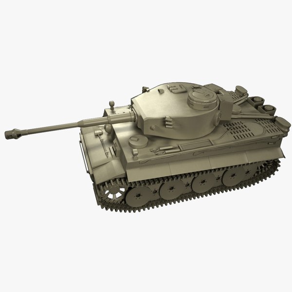 Tiger tank 3D - TurboSquid 1306459