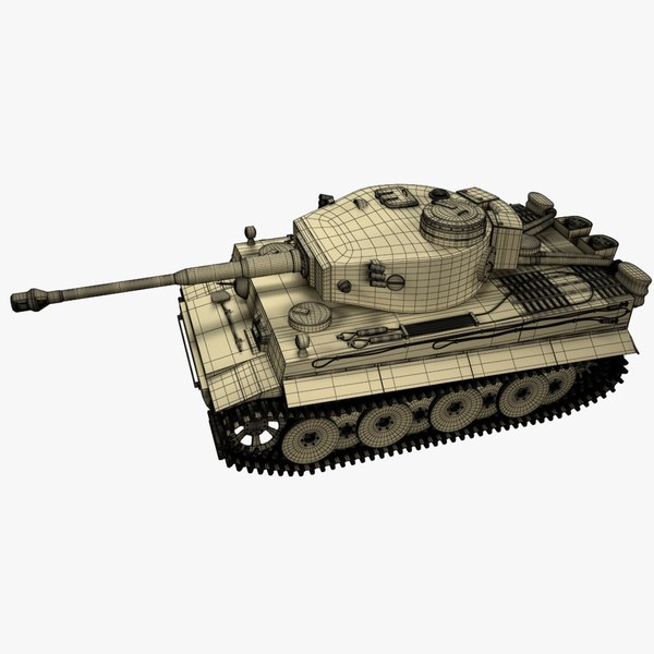 Tiger tank 3D - TurboSquid 1306459