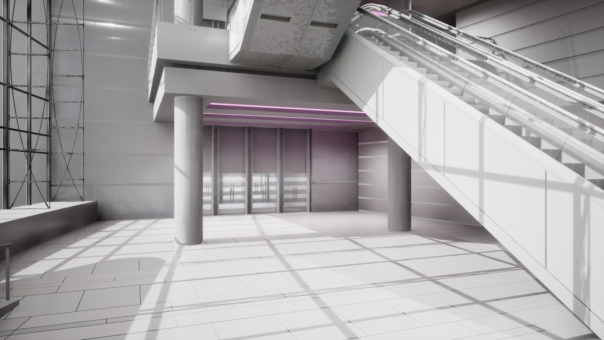 3D Korea Coex Exhibition Lobby Model - TurboSquid 2405302