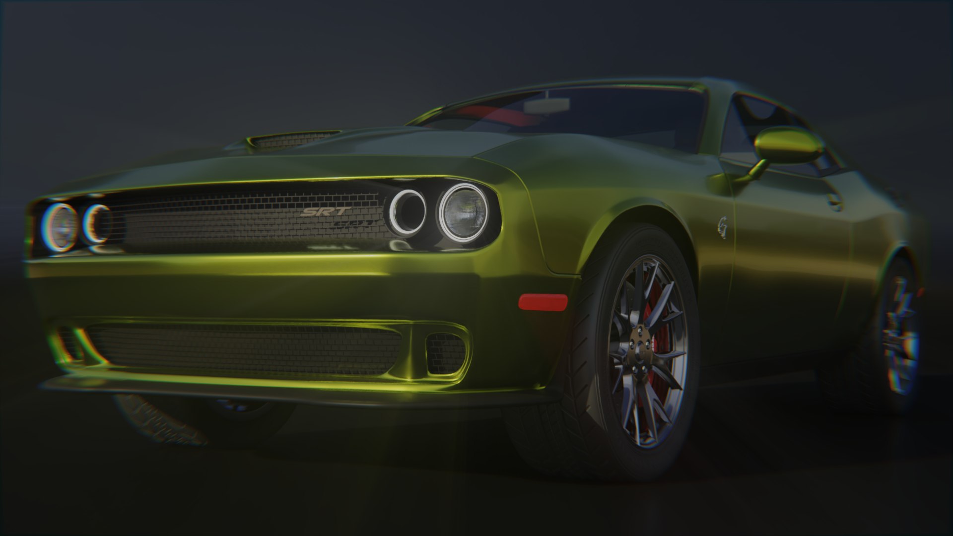 Dodge Challenger SRT Hellcat 3D - TurboSquid 1807961