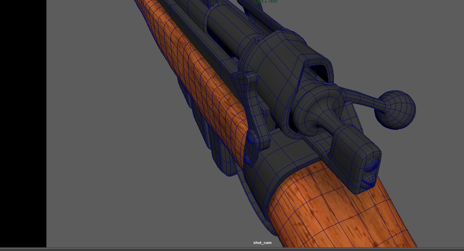 Lee Enfield Bolt Action Rifle LowPoly Firearm 3D Model 3D Model ...