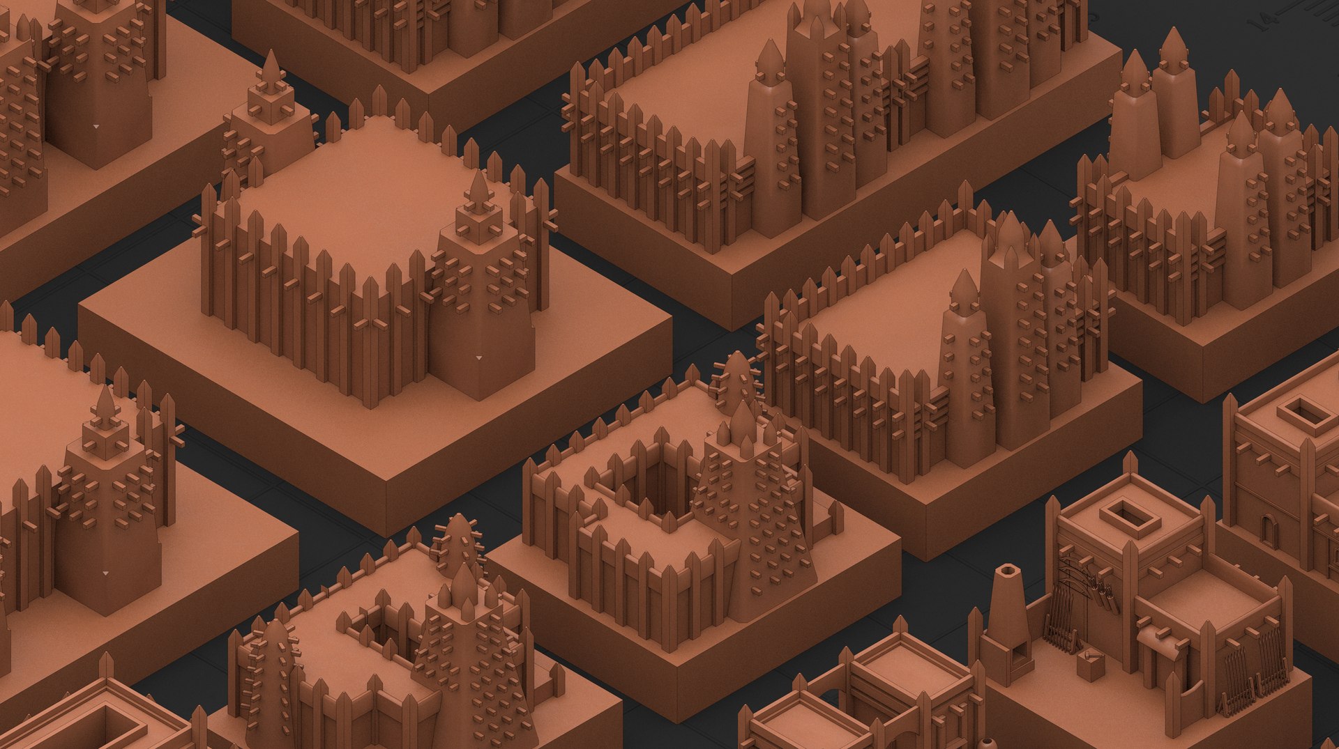 3D Vernacular Buildings Pack - TurboSquid 2341678