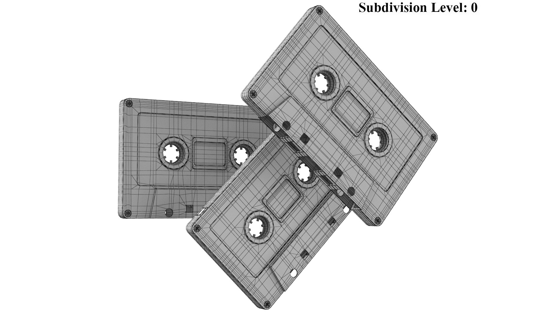 3D Three Cassette Tapes Collection - TurboSquid 1897996