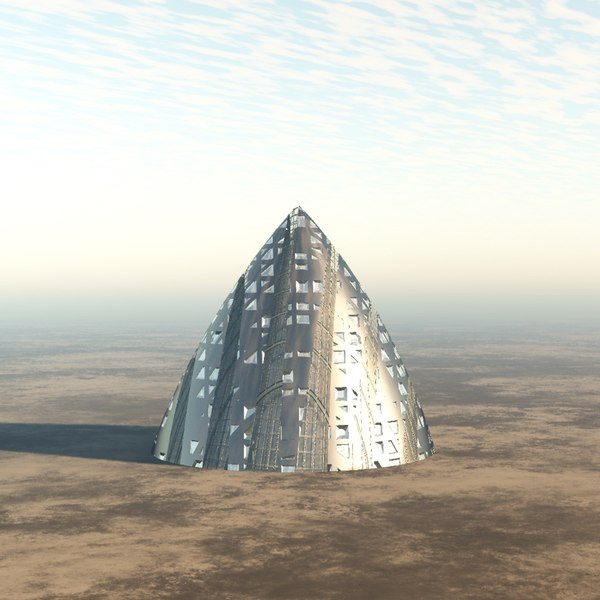 Alien building 3D model - TurboSquid 1454032