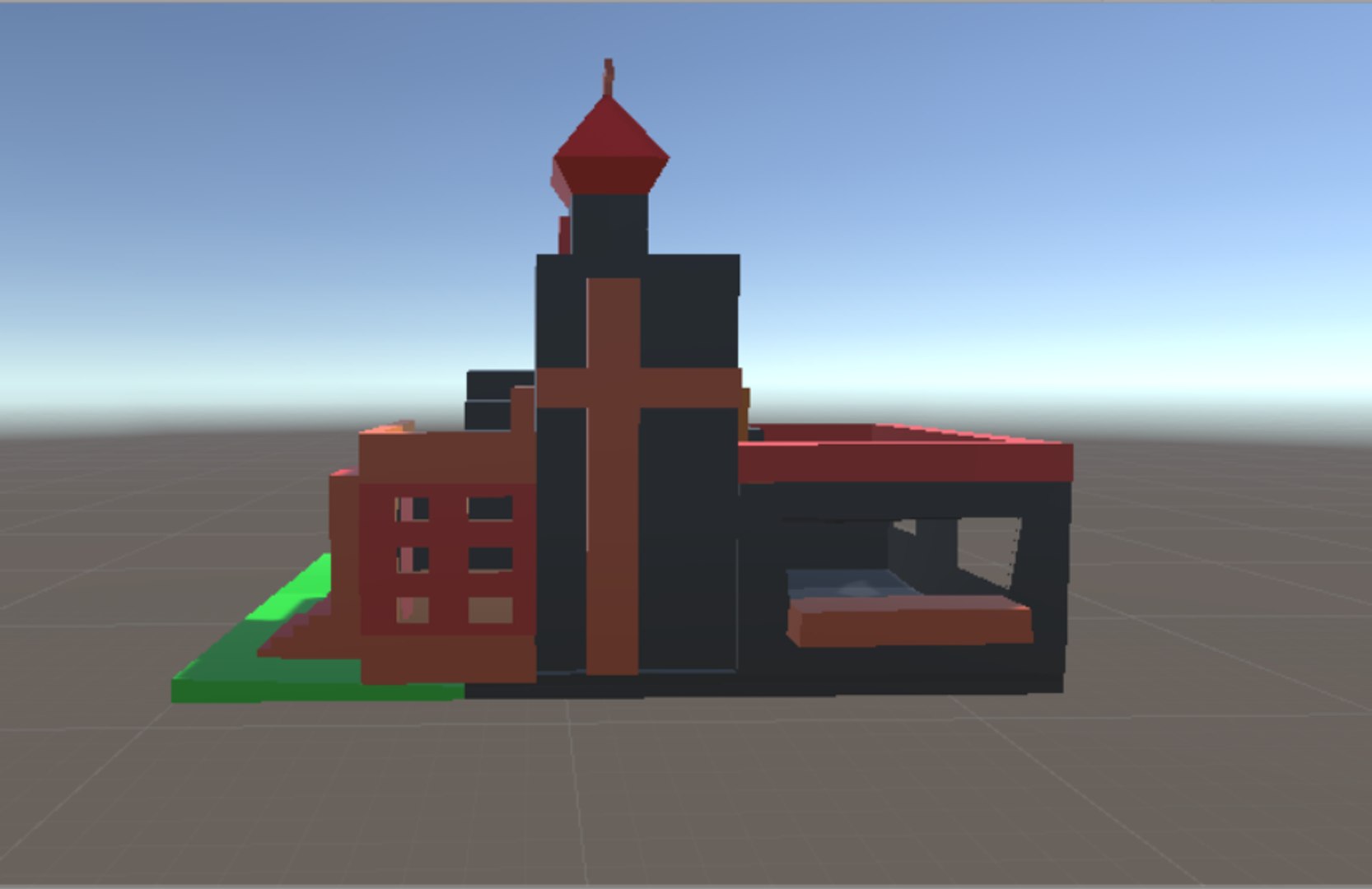 Simple Church 3d Model