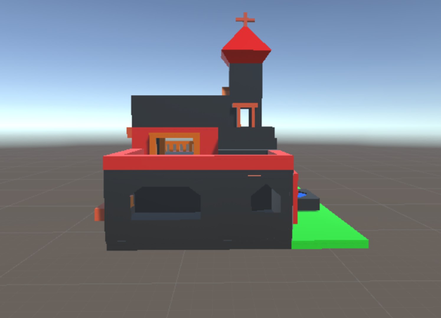 Simple Church 3d Model