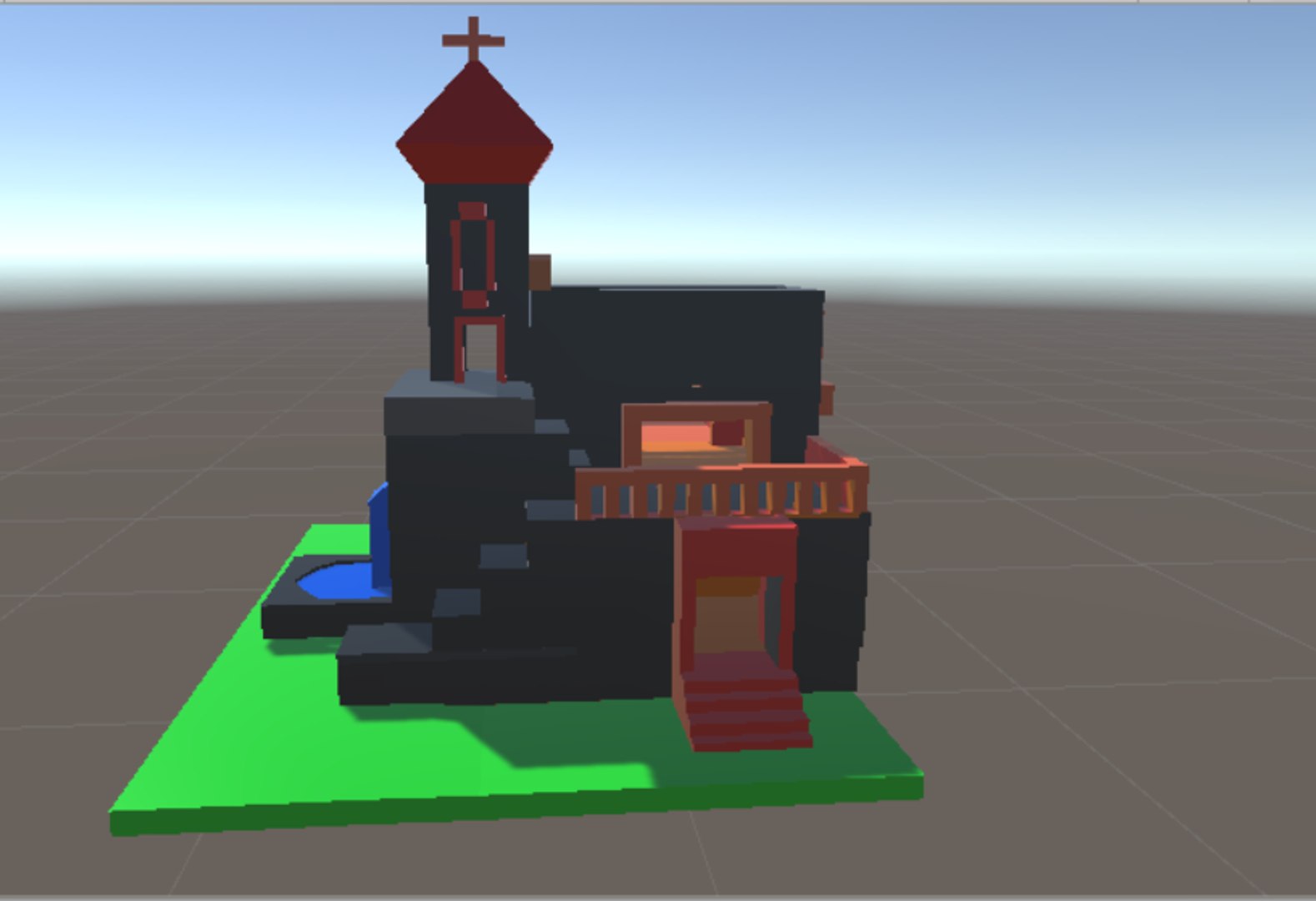 Simple Church 3d Model