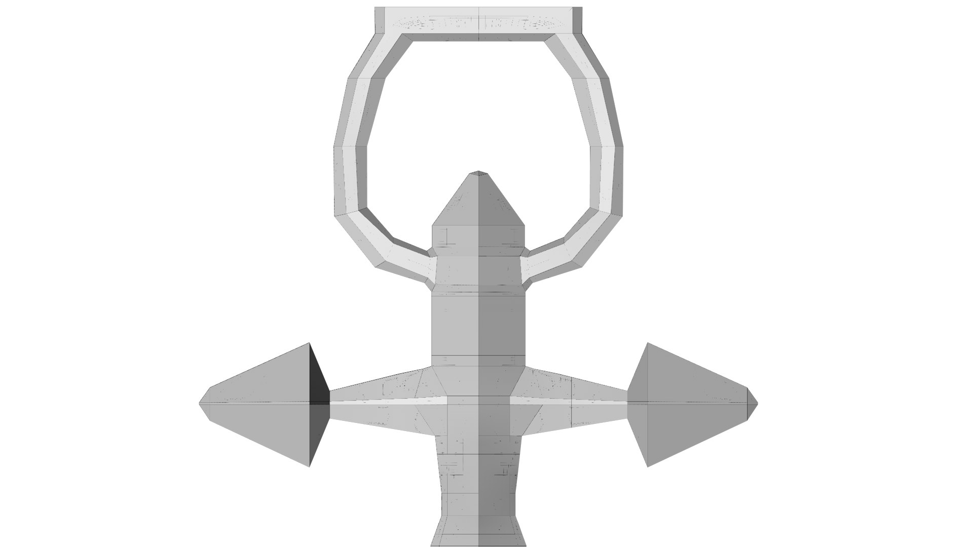 3D Model Ship Anchor Model 2 - TurboSquid 2249905