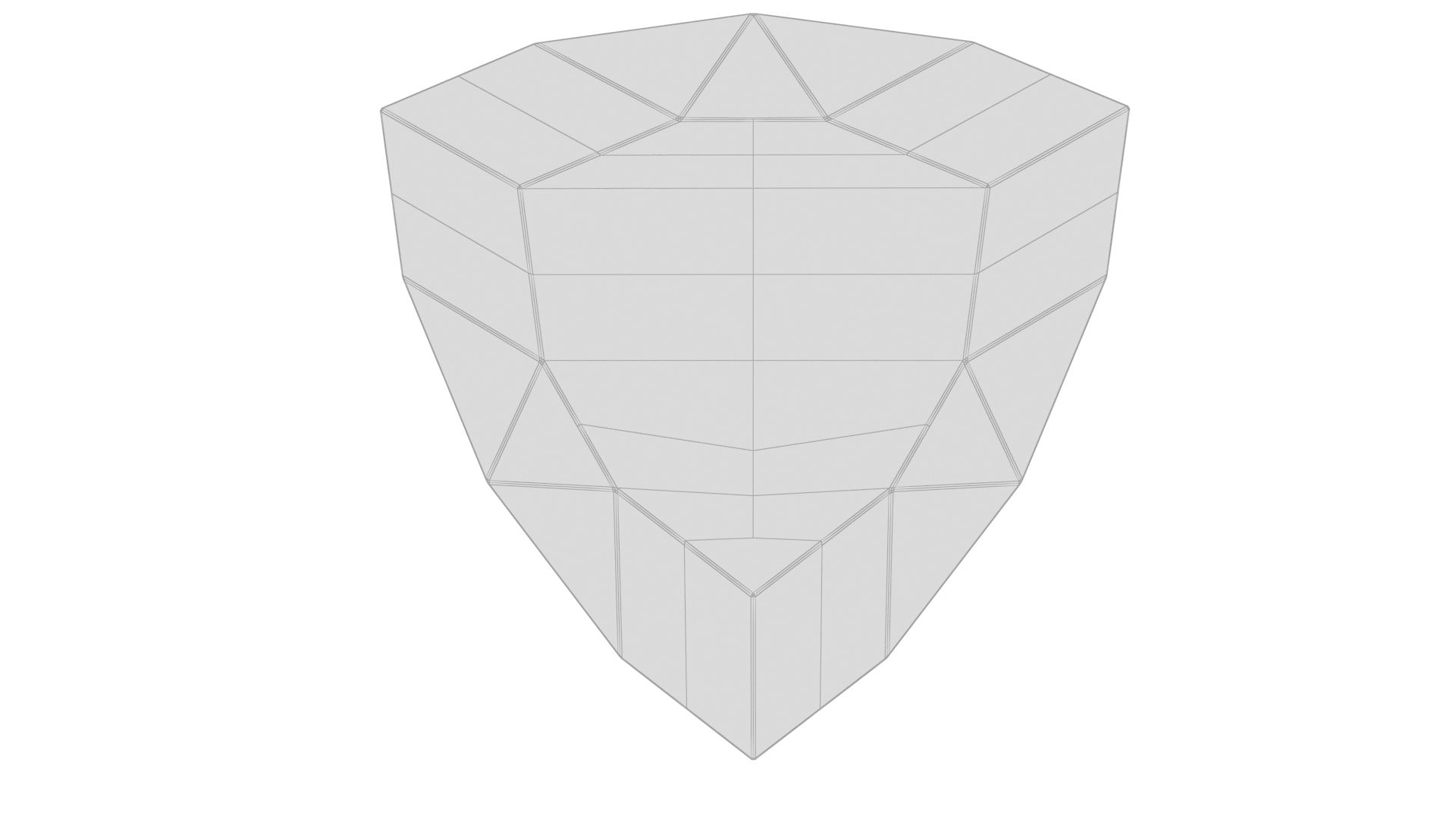 3D Shield Cut Ruby - TurboSquid 1880820