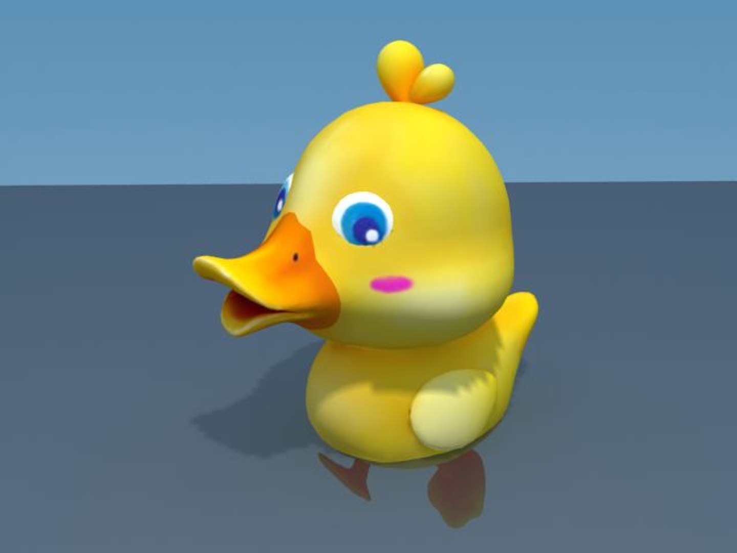 3d Cartoon Duck
