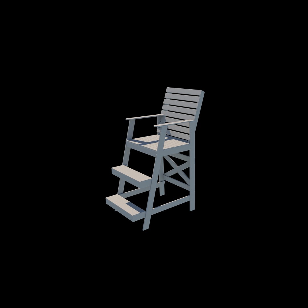 3D Lifeguard Chair 3D Model Model - TurboSquid 2344384
